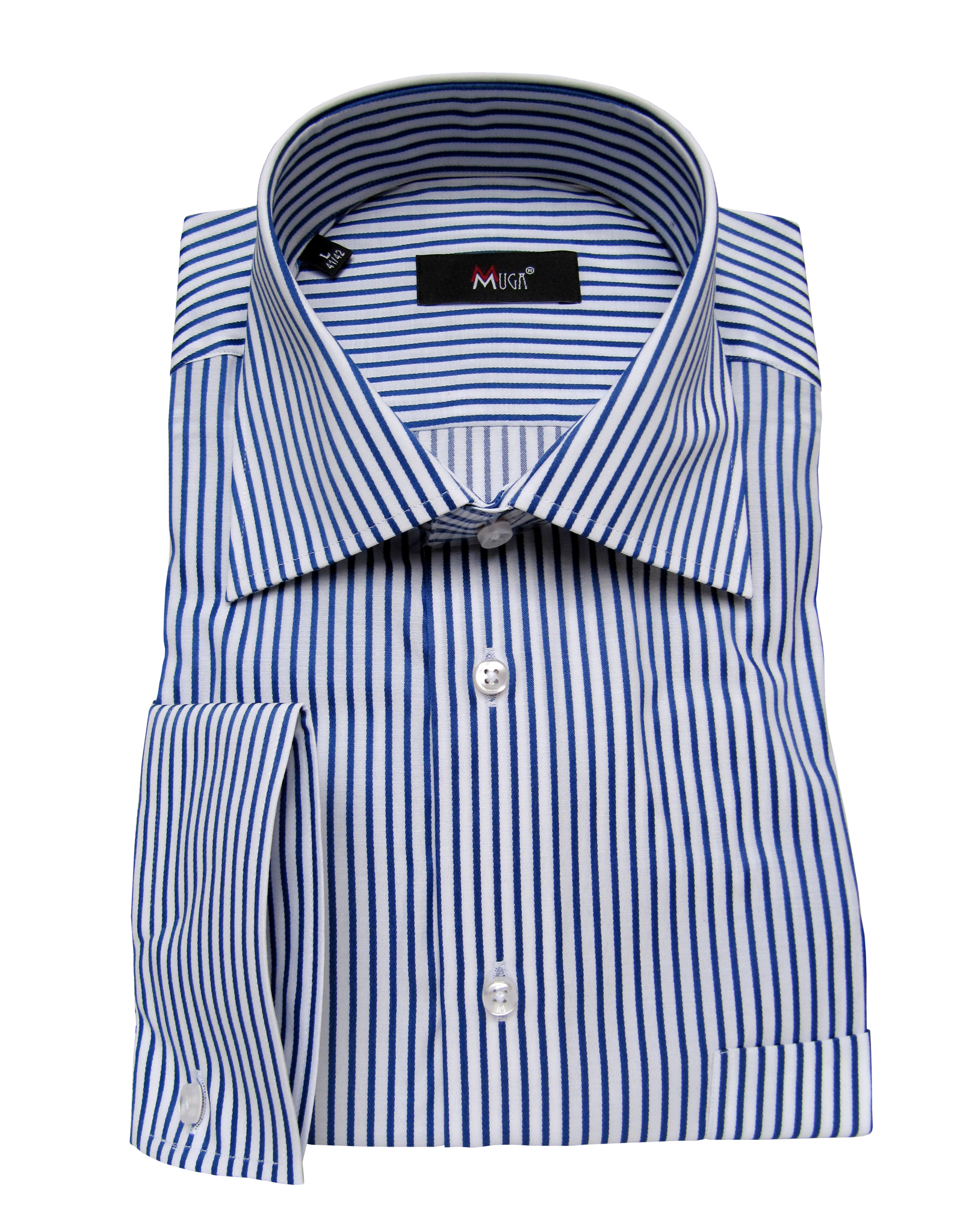 Streifen Hemd Klassisch Muga - Herrenausstatter