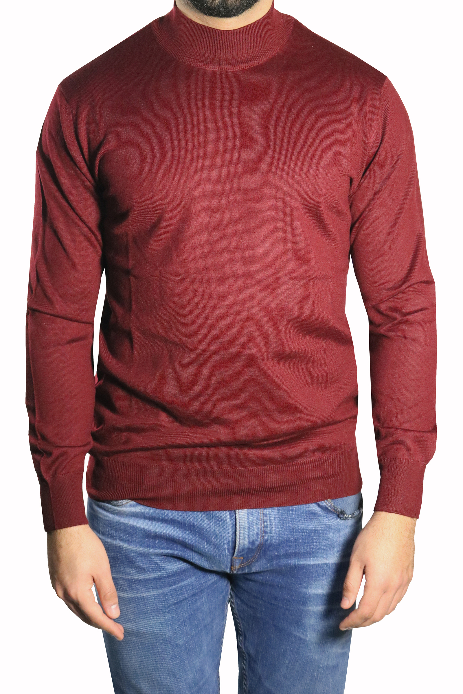 Muga Herren Stehkragen Pullover turtleneck - Herrenausstatter